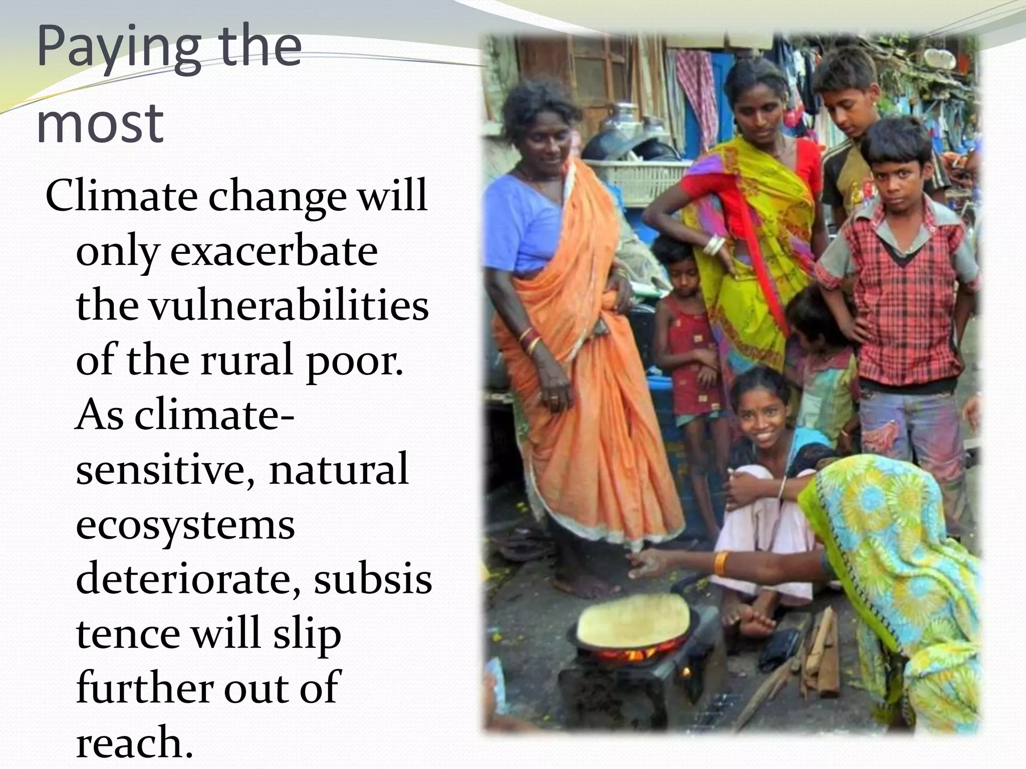 Climate change and vulnerability | PPTX