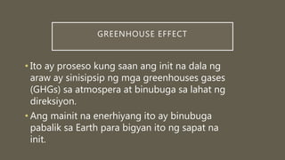 Climate change at global warming | PPTX