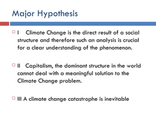 Climate change & capitalism | PPT