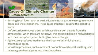 climate change and its effect cssc ppt.pptx | Environment | Science