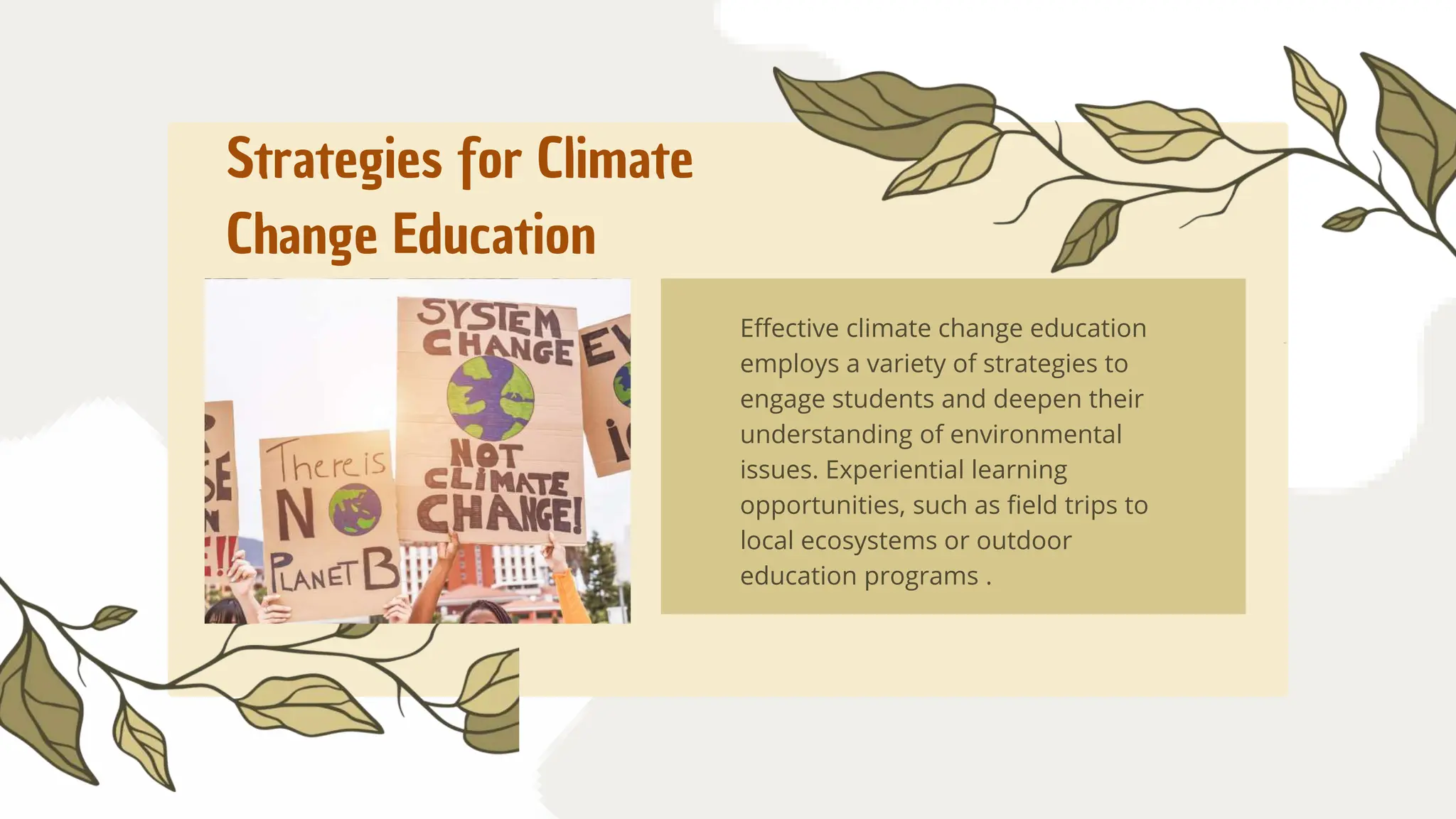 Climate Change Education Empowering Students to Become Environmental ...