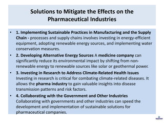 Climate Change Effects on Pharma Industry and Solutions.pptx