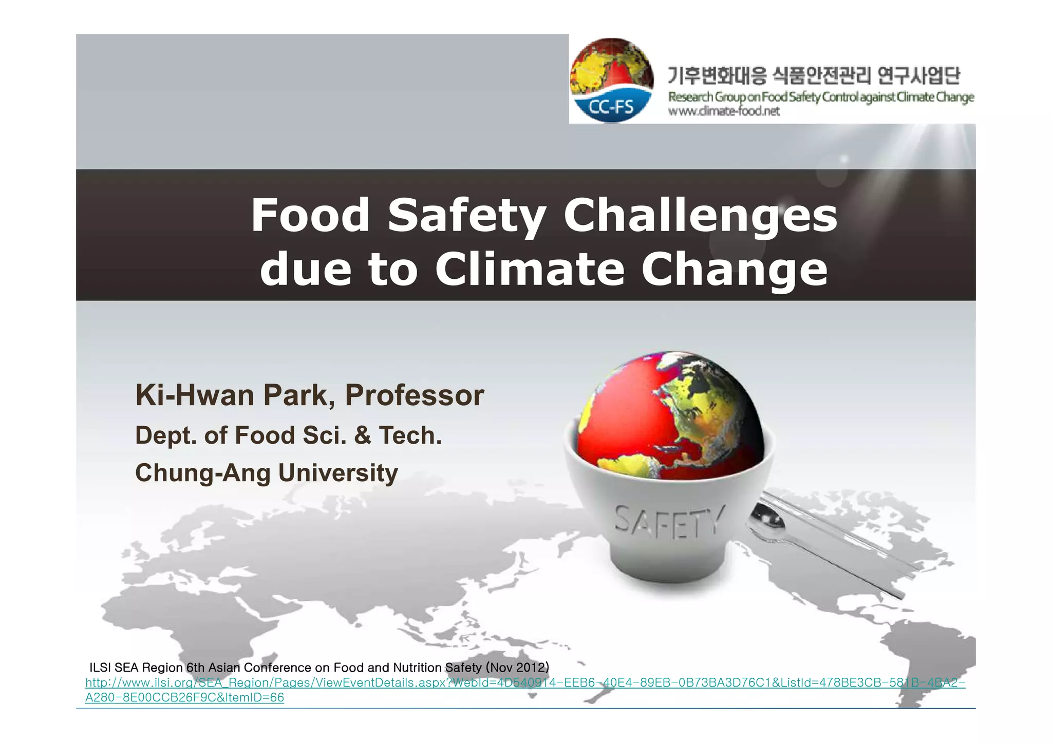 Climate Change & Food Safety_2012 | PDF