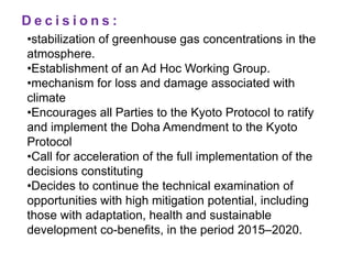 Climate change, global warming and kyoto protocol, iraq ratification ...