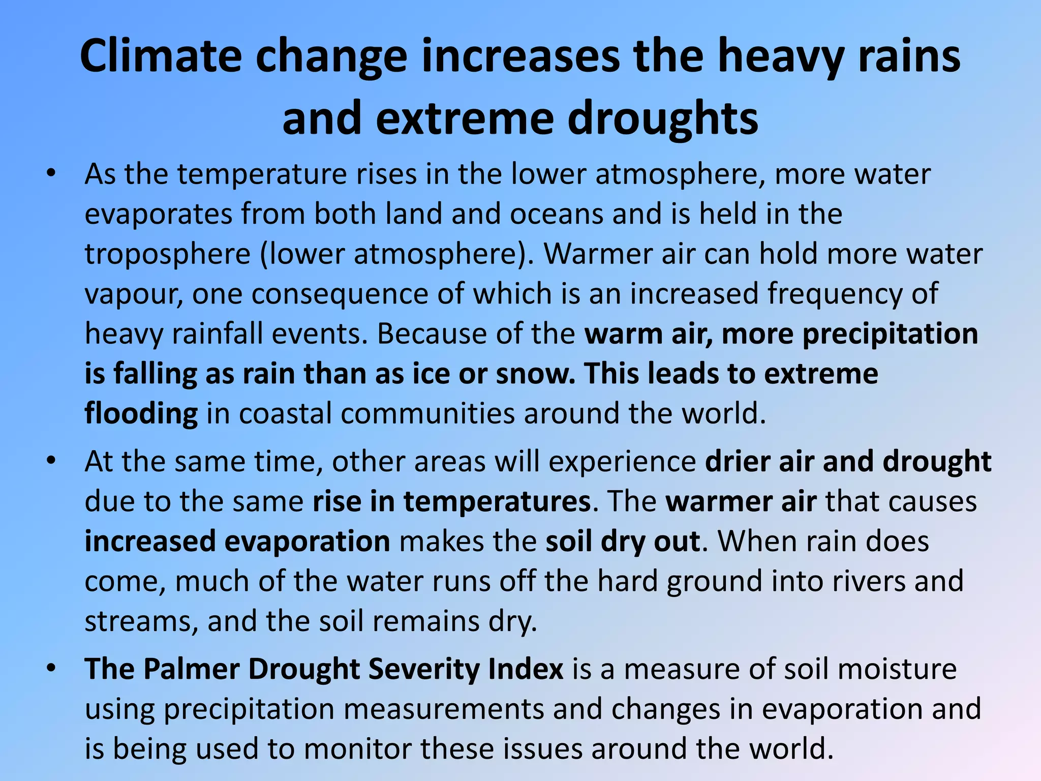 Climate change impact on Hydrology | PPTX