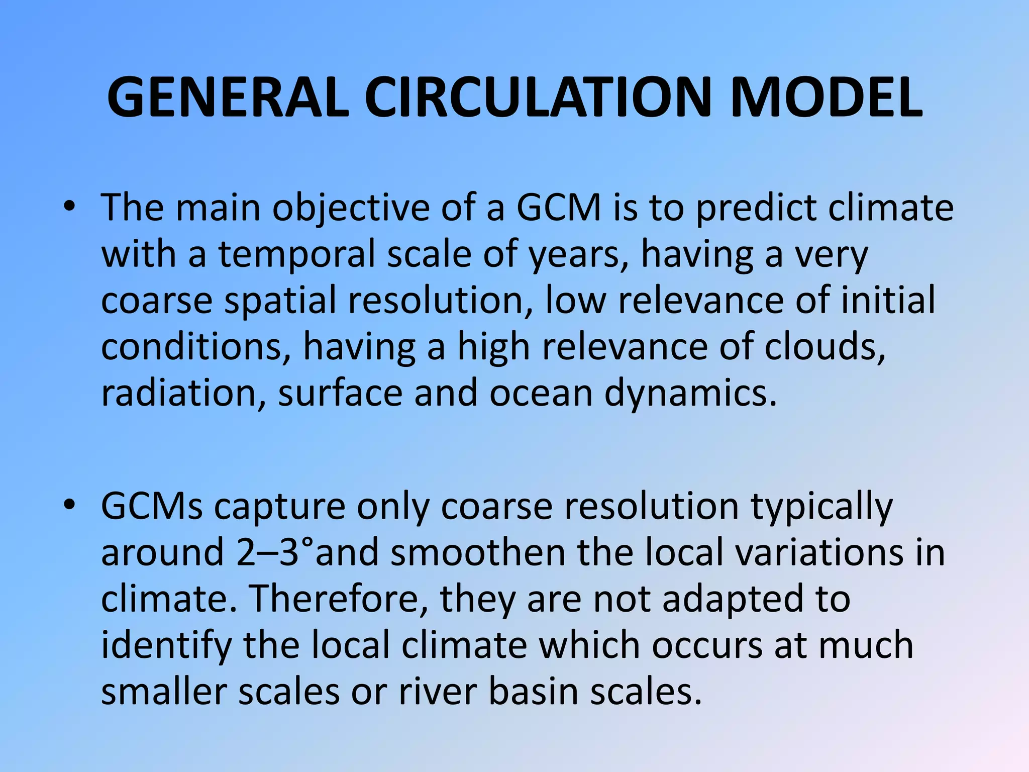 Climate change impact on Hydrology | PPTX