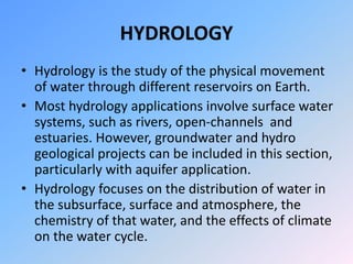 Climate change impact on Hydrology | PPTX