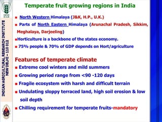 Climate change impact on productivity and quality of temperate fruits ...