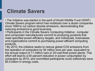 Climate change & Internet | PPT
