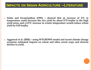 Impact Of Climate Change On Agriculture Ppt