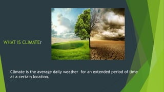 CLIMATE CHANGE: MEANING, CAUSES AND CONSEQUENCES | PPTX