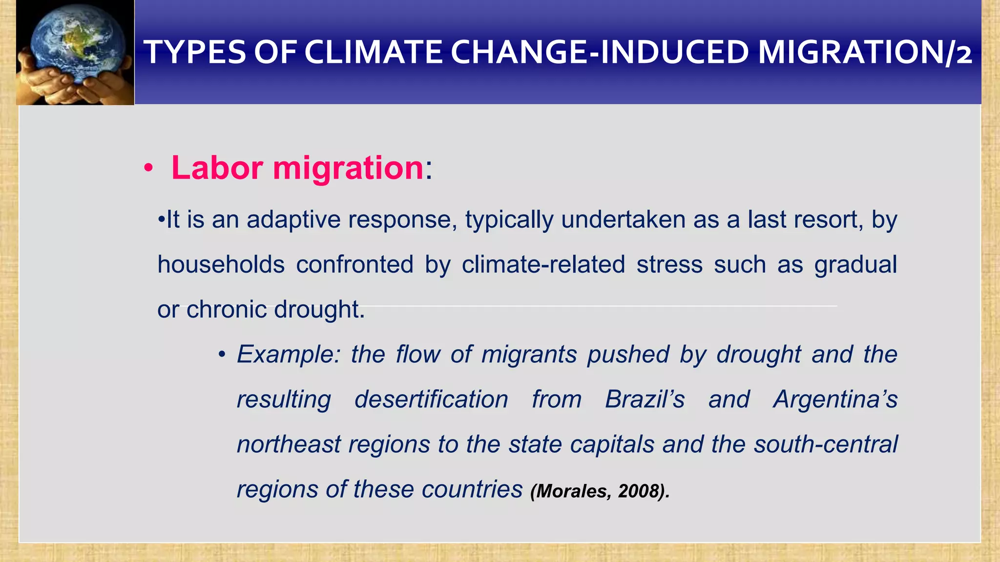 Climate change & migration | PPTX