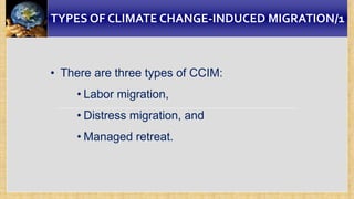 Climate change & migration | PPTX
