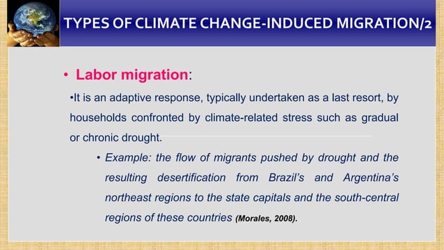 Climate change & migration | PPTX | Geography | Science
