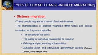 Climate change & migration | PPTX