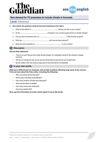 Climate Change news lesson (advanced).pdf