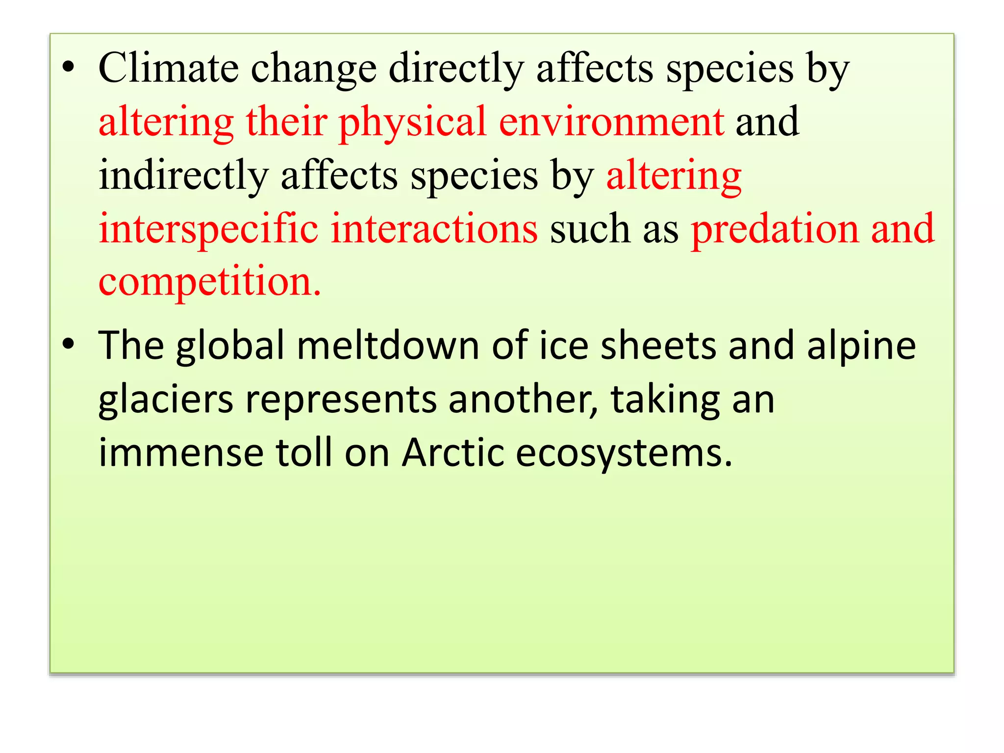 Climate change on plant process | PPTX