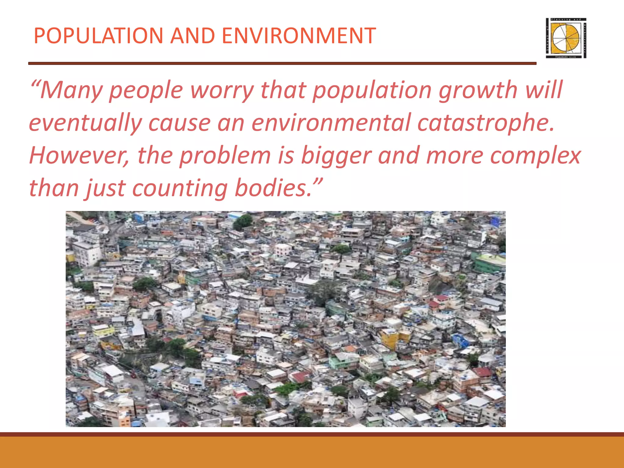 Climate change & population | PPTX