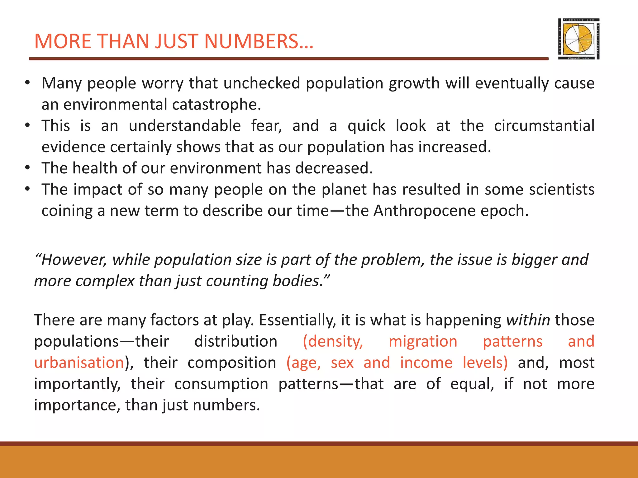 Climate change & population | PPTX