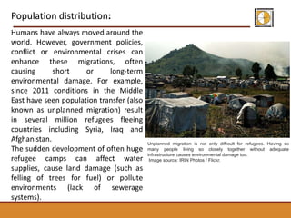 Climate change & population | PPTX