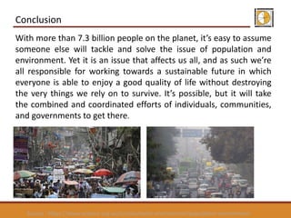 Climate change & population | PPTX