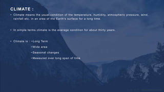 Climate change presentation . | PPT