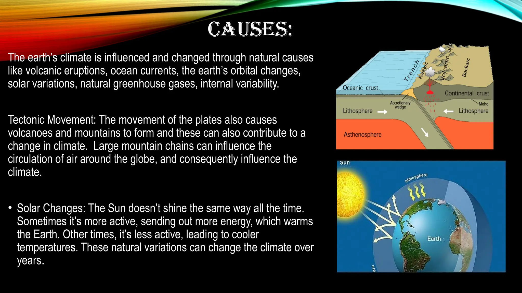 NATURAL FACTORS WHICH CONTRIBUTE TO CLIMATE CHANGE | PPT