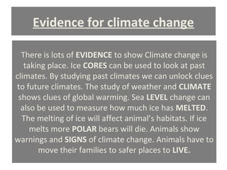 Climate change revision pp | PPT