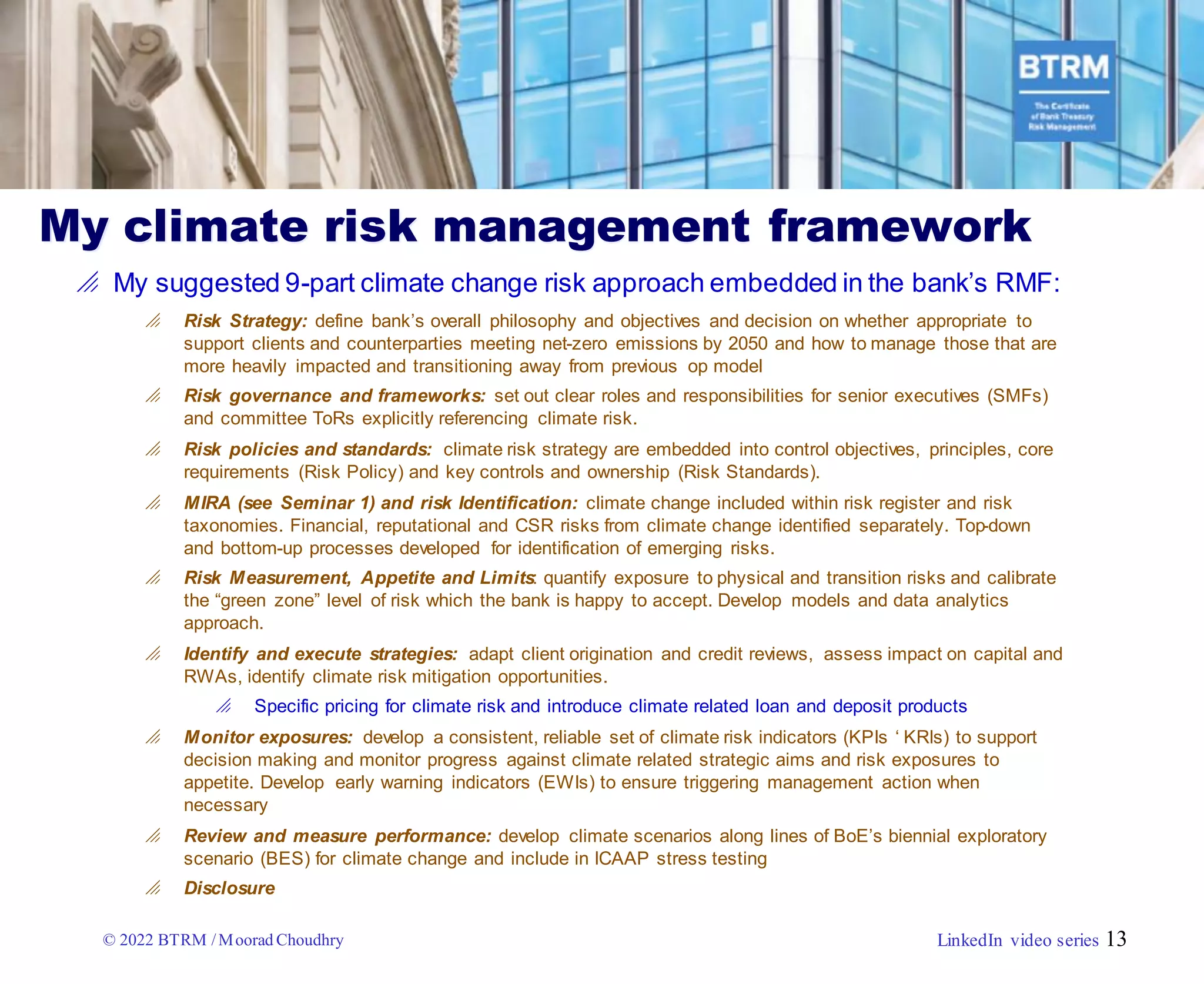 Climate change risk managment | PDF