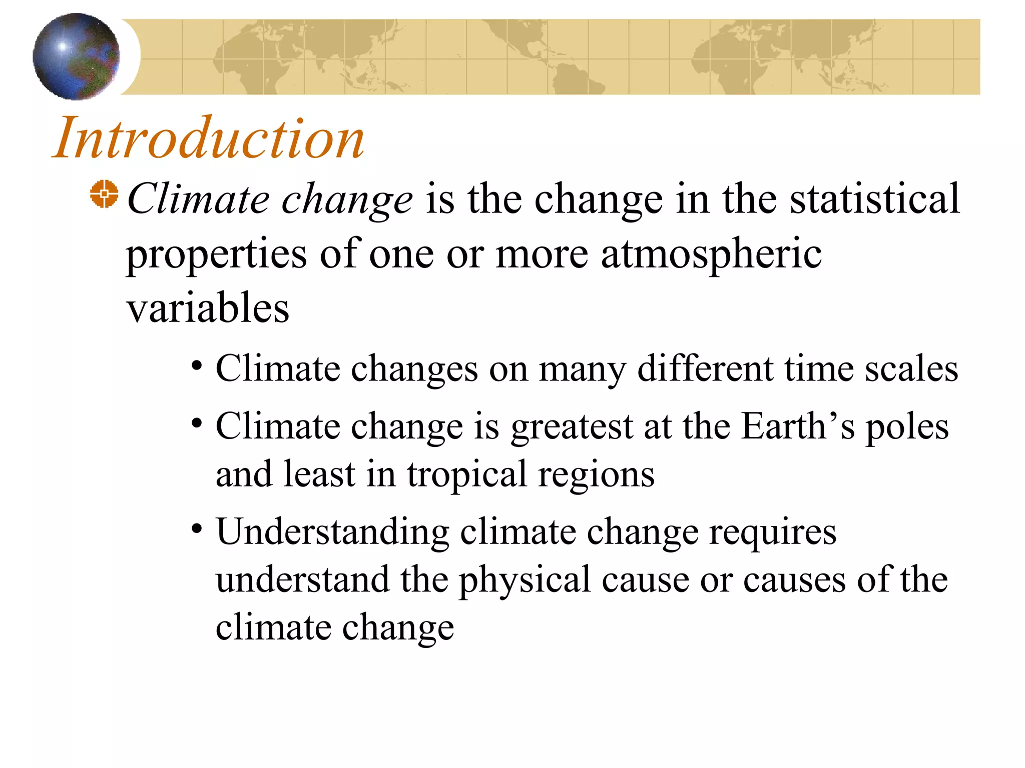 Climate changes past and future | PPT