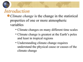 Climate changes past and future | PPT