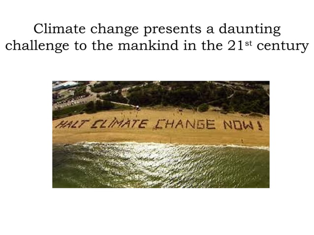 Climate change statements | PPT