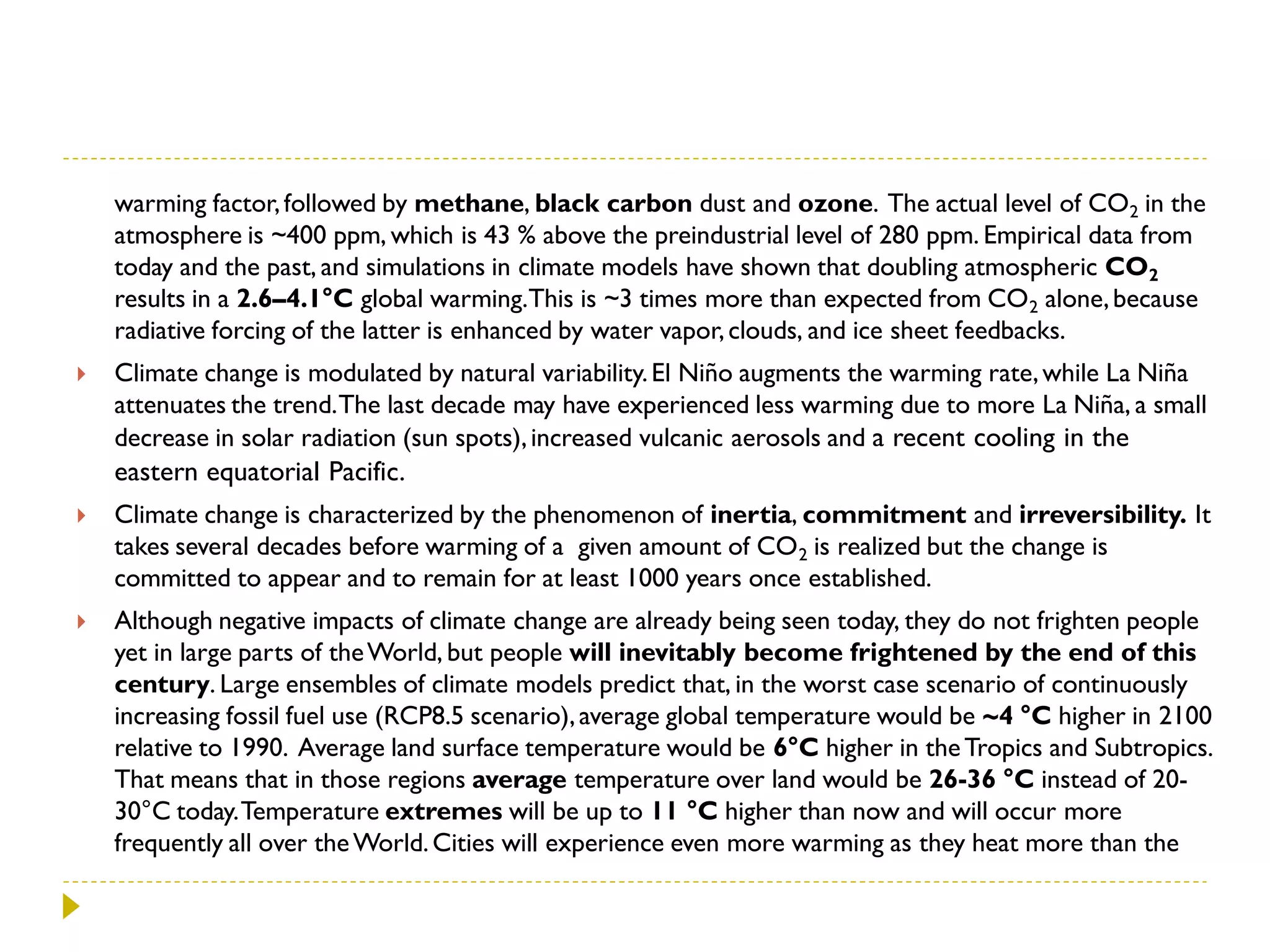 Climate change summary and conclusions | PDF