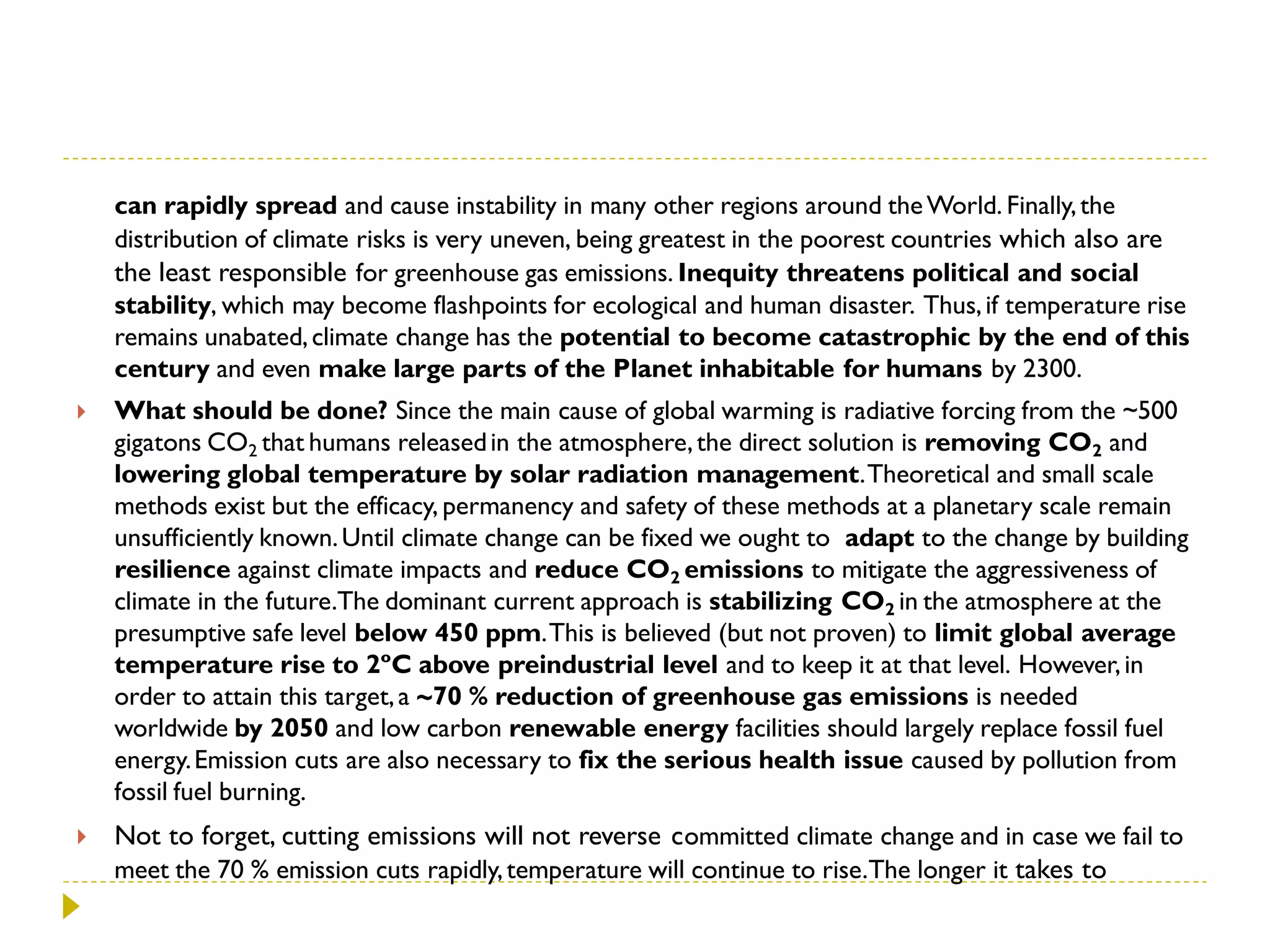 Climate change summary and conclusions | PDF