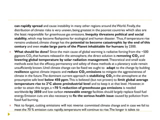 Climate change summary and conclusions | PDF