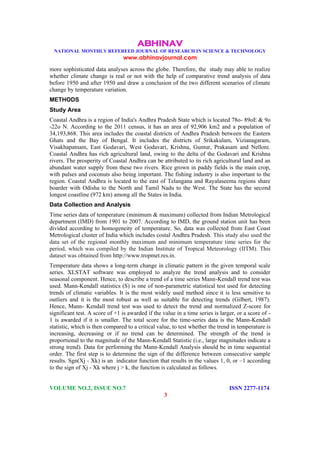 LONG YEARS COMPARATIVE CLIMATE CHANGE TREND ANALYSIS IN TERMS OF ...