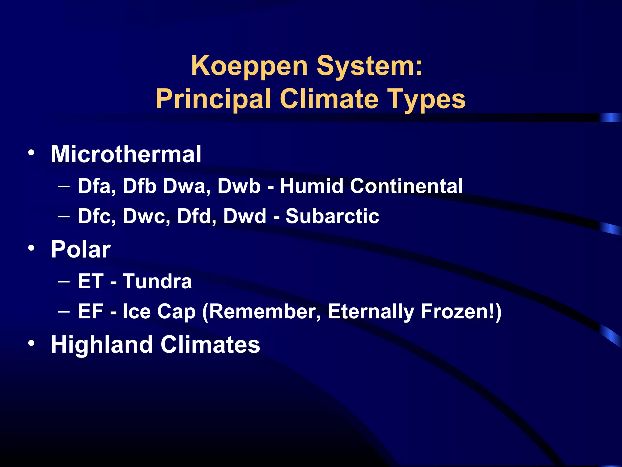 Climate classification | PPT