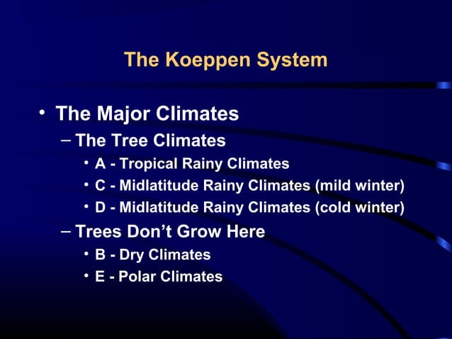 Climate classification | PPT