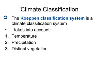 Climate classification prepared by Dr.BABU N | PPT