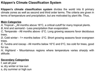 Climate refers to the long-term pattern of weather in a particular area ...
