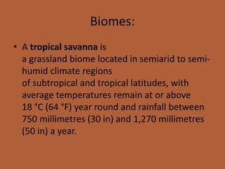 Climate,climate patterns and biomes | PPT