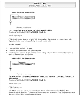 Honda climate control repair information | PDF