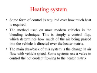 Climate control system in Automotives | PPTX