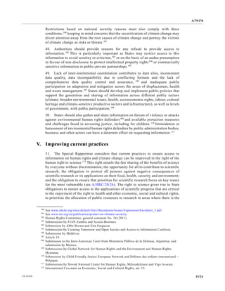 Climate COP Process Review UN Rapporteur | PDF
