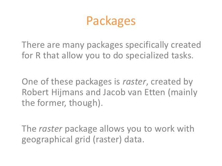 Climate Data In R With The Raster Package