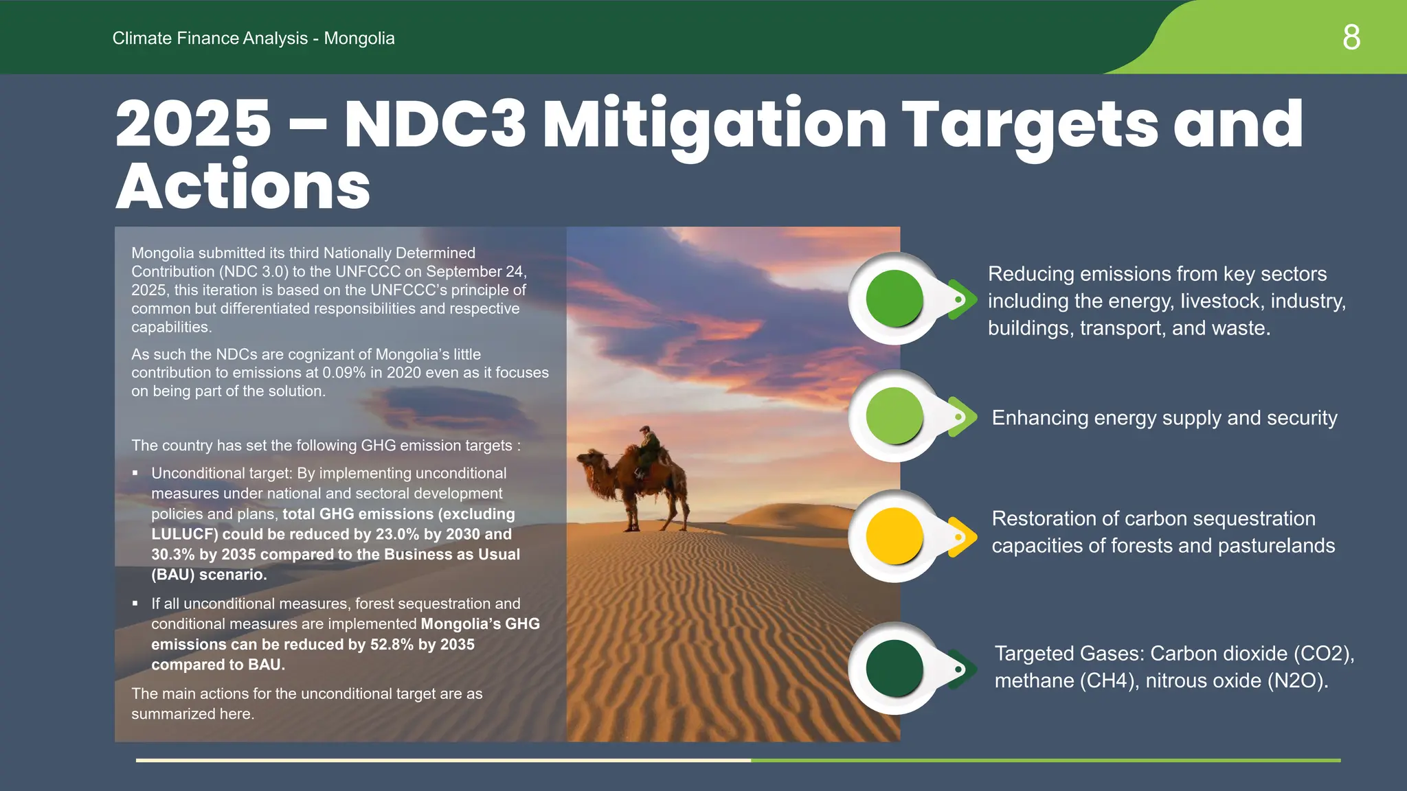 Climate Finance Analysis Mongolia by GCH | PDF