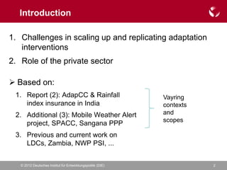 Climate finance pauw (die)private sector adaptation&role ccxg gf ...