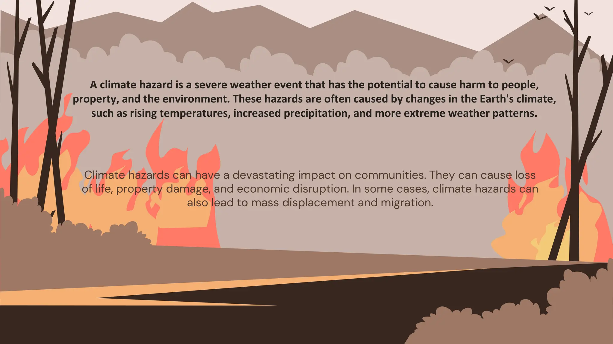 Climate hazard classification . | PDF