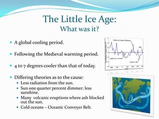 Climate & history little ice age | PPTX
