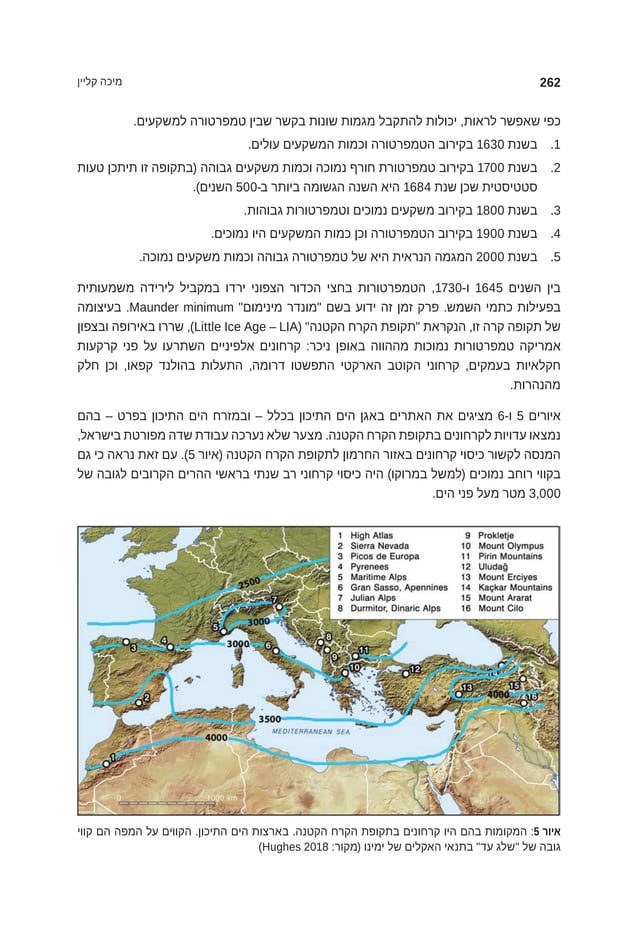 Climate in israel during the little ice age klein micha | PDF